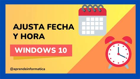 Como Cambiar La Fecha De La Computadora Image To U