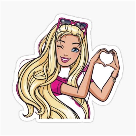Big Barbie Stickers Barbie Pink Barbie Pink