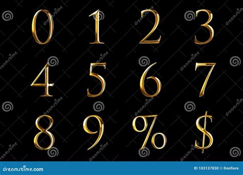 Numeric And Symbol Font Red Line Cartoon Vector