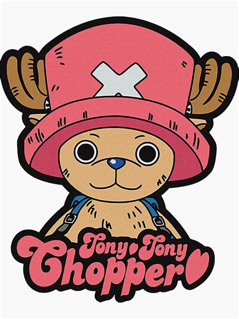 Pegatina Tony Tony Chopper One Piece Imagen 6 Anime Clásico Camiseta
