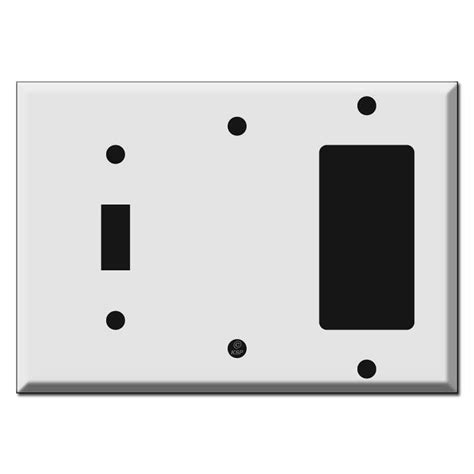 1 Gfci Rocker 1 Blank 1 Toggle Switchplate Ivory Kyle Switch Plates