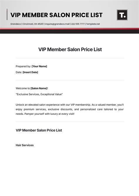 Free AI Price List Generator Free Price List Maker Online