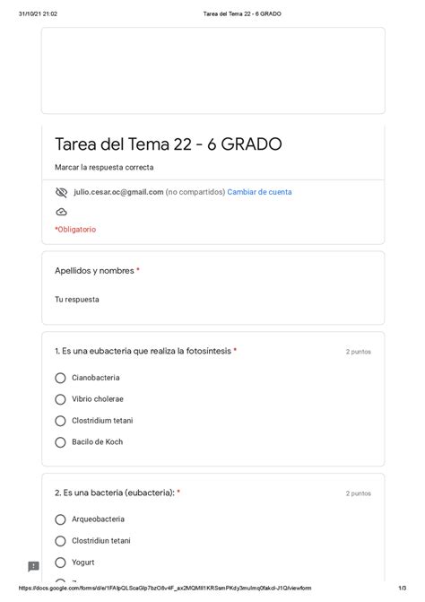 Ejercicios De Biologia Ejercicios De Biología Docsity