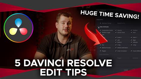 5 DAVINCI RESOLVE 18 0 TIPS TRICKS YouTube