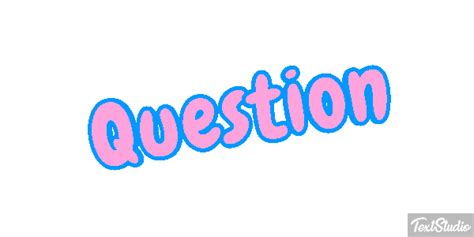 Question Word Animated  Logo Designs
