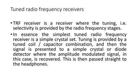 Radio Receivers Pptx