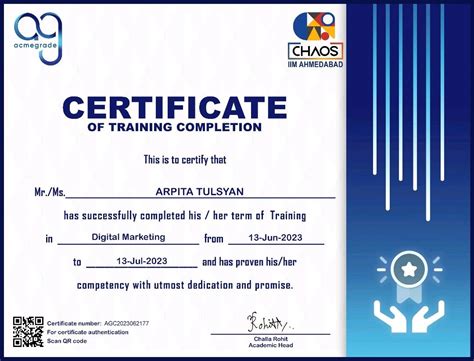 arpita tulsyan on linkedin i have successfully completed my training