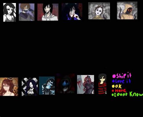 Creepypasta Ship Meme 1 By Thegodofvines21 On Deviantart