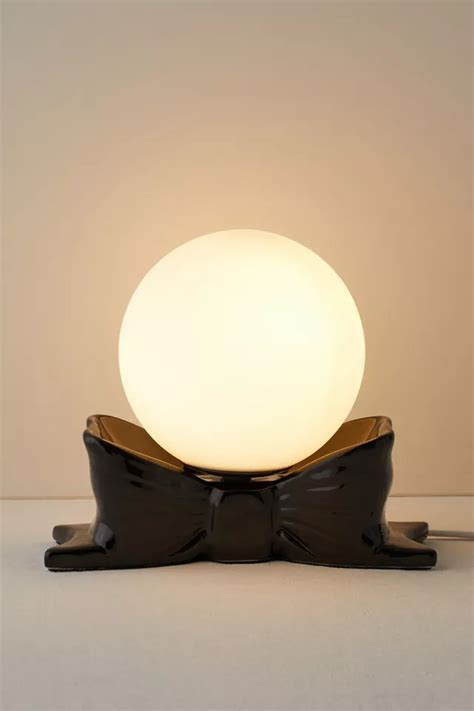 Bow Globe Table Lamp Urban Outfitters