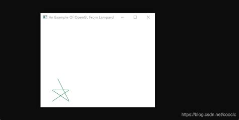 【opengl基础系列】之直线，折线，封闭折线 opengl三种连线的不同 csdn博客