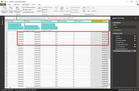 Generating Rows By Month For Date Ranges In Power Query By Daniel