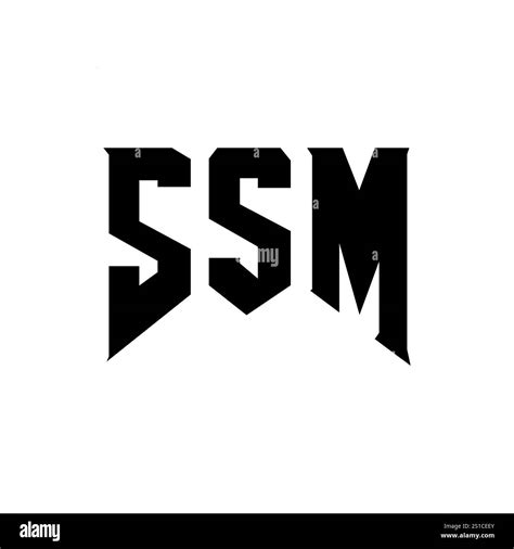 Ssm Letter Logo Design For Technology Company Ssm Logo Design Black
