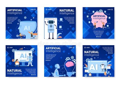 Artificial Intelligence Flyer Template Stock Illustrations 1156