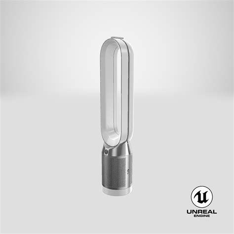 Dyson Pure Cool Tp04 Purifying Fan White 3d Modell 39 Gltf Ma Obj Lxo Max Fbx C4d