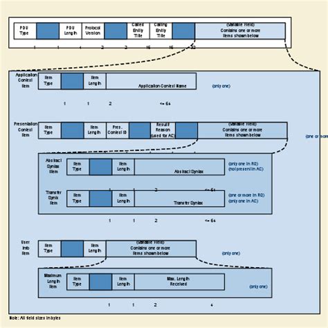 9 3 dicom upper layer protocol for tcp ip data units structure