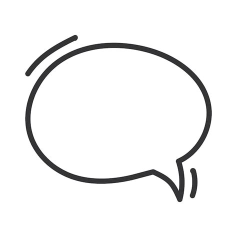 Premium Vector Hand Drawn Speech Bubble Scribble Doodle