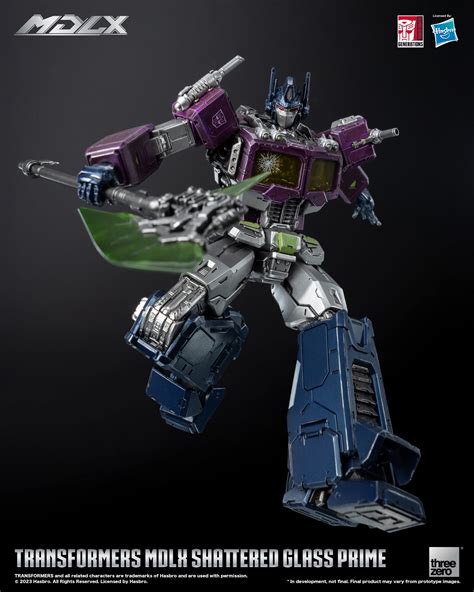 Threezero Mdlx Shattered Glass Optimus Prime Revealed Transformers
