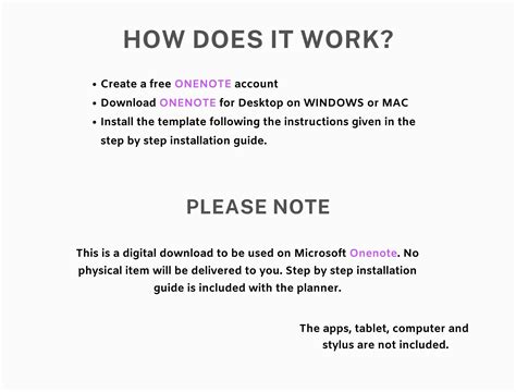 Onenote Digital Planner Onenote Template Project Planner Onenote Project Management Onenote