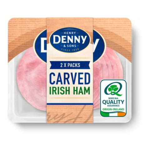 Denny Slow Cooked Carved Irish Ham Slices 2 Pack 80 G Storefront En