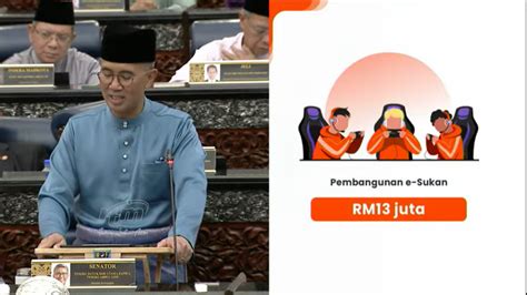 RASMI Bajet Pembangunan E Sukan Negara Dikurangkan Kepada RM Juta MyGameOn