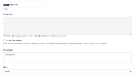 Workflow Step Types Rulecube Documentation