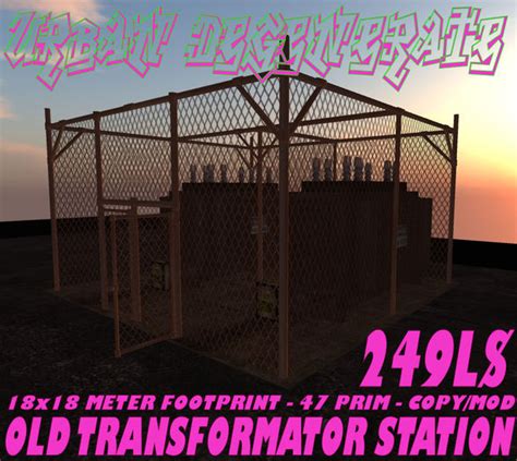 Second Life Marketplace Transformator Station