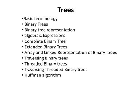 Binary Tree Representationppt Programming Languages Computing