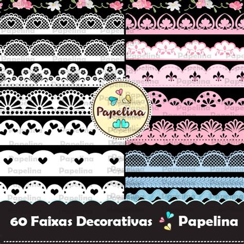 Kit Digital Bordas Decorativas Elo7 Produtos Especiais