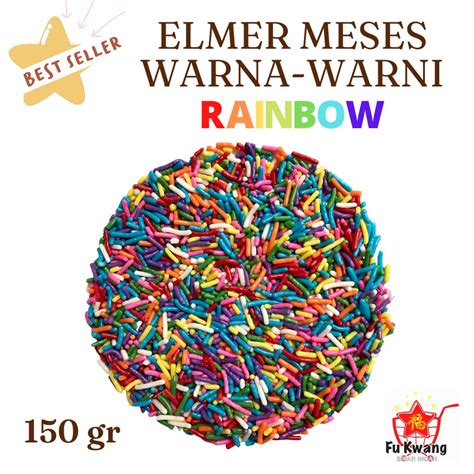 Jual Elmer Meses Meises Warna Warni Rainbow Aneka Warna Warni