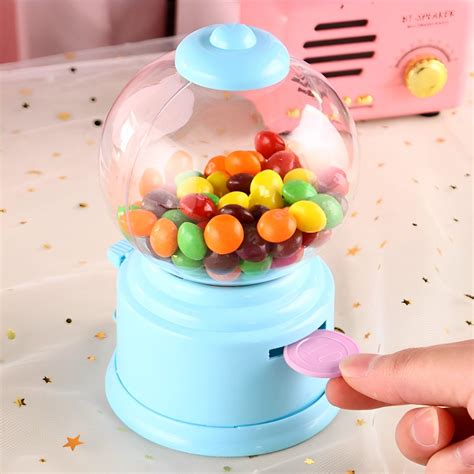 Mini Candy Vending Machine Toy Gumball Machine Small Candy Dispenser