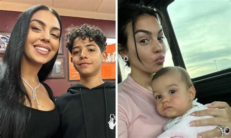 Mãe babada Georgina Rodríguez revela novas fotos os filhos e