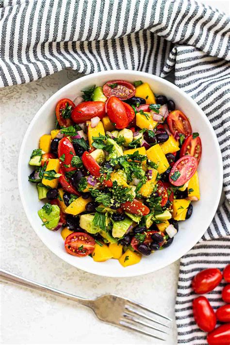 Avocado Black Bean Salad Joyful Dumplings