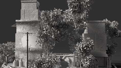 3d Model Comics House Vr Ar Low Poly Cgtrader