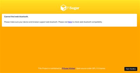 Web Bluetooth Client Codesandbox