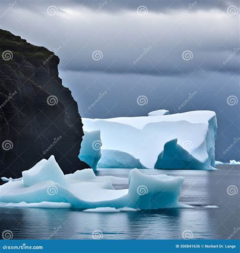 Large Icebergs Ai Generatet Stock Illustration Illustration Of Aigeneratet Huge