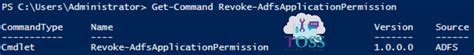 revoke adfsapplicationpermission adfs powershell toss