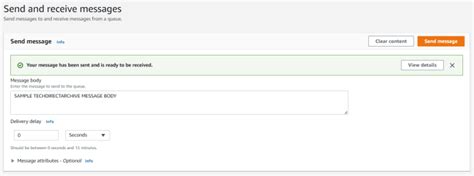 how to trigger sqs from a lambda function in the same account
