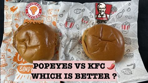 Popeyes Vs Kfc Chicken Sandwich Which Is Better Youtube