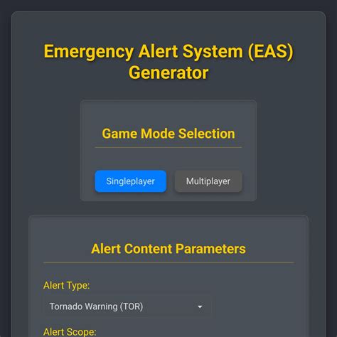 Eas Generator