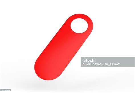 空白門衣架傳單紅色標籤的房間在酒店度假村家庭設計範本在隔離的白色背景上類比範本3d 插圖 照片檔及更多 乾淨 照片 乾淨 入口 剪裁圖
