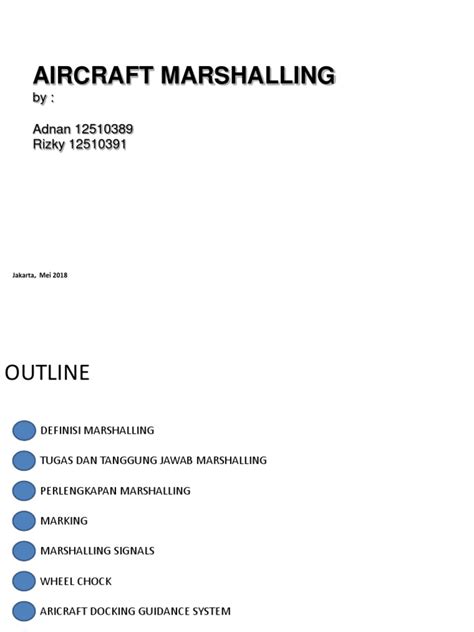Aircraft Marshalling Guide Pdf