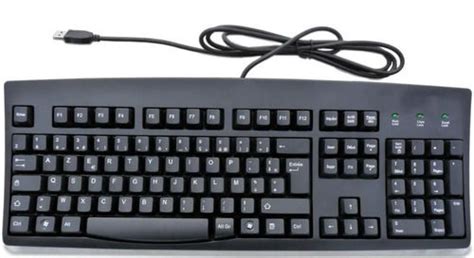 44 X 13 5 X 3 5 Cm 500 Gram Qwerty Layout Computer Wired Keyboard Application Desktop At Best
