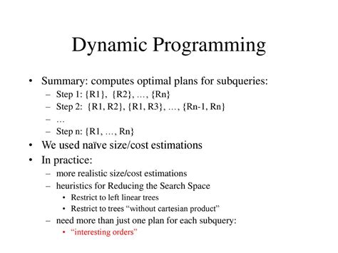 Query Optimization And Perspectives Ppt Download