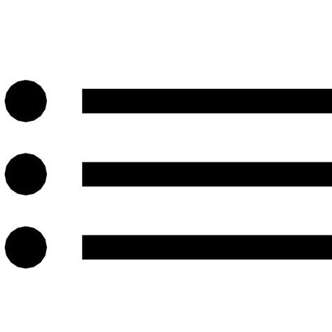 Unordered List Vector Svg Icon Svg Repo
