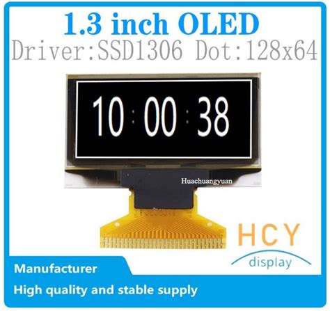 High Temperature 1 3 Inch OLED Display Suitable For Medical Wearing Products OLED Display And