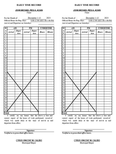 Dtr Blank 2023 Pdf