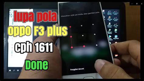CARA MENGATASI LUPA SANDI POLA OPPO F PLUS CPH YouTube