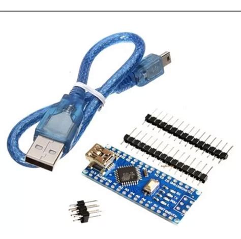 Tarjeta Nano Atmega 328 Con Cable Usb Compatible Arduino Cuotas Sin Interés