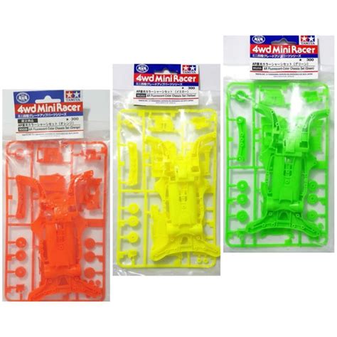 Tamiya Ar Chassis Set Fluorescent Color For Mini 4wd Lazada Ph