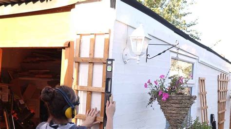 How To Make Hang Wooden Trellis The Carpenter S Babe